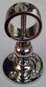 Stairs Rope Banister (Handrail) brackets - Chrome Finish - Rope and ...