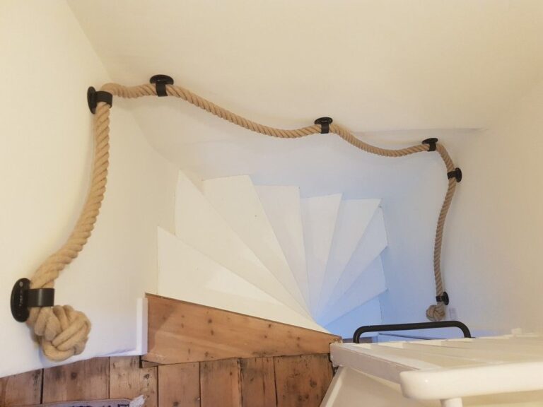 Rope Banister & Stair Rope Handrail (inc. Gallery) - Make Your Own ...