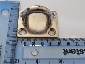 Large Stainless Rectangular Back-Plate - Rope and Splice - Your Rope ...