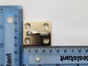 Medium Stainless Rectangular Back-Plate - Rope and Splice - Your Rope ...